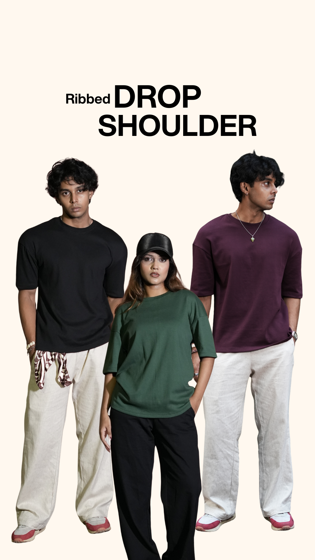 Ribbed Drop Shoulder – GoodyBro