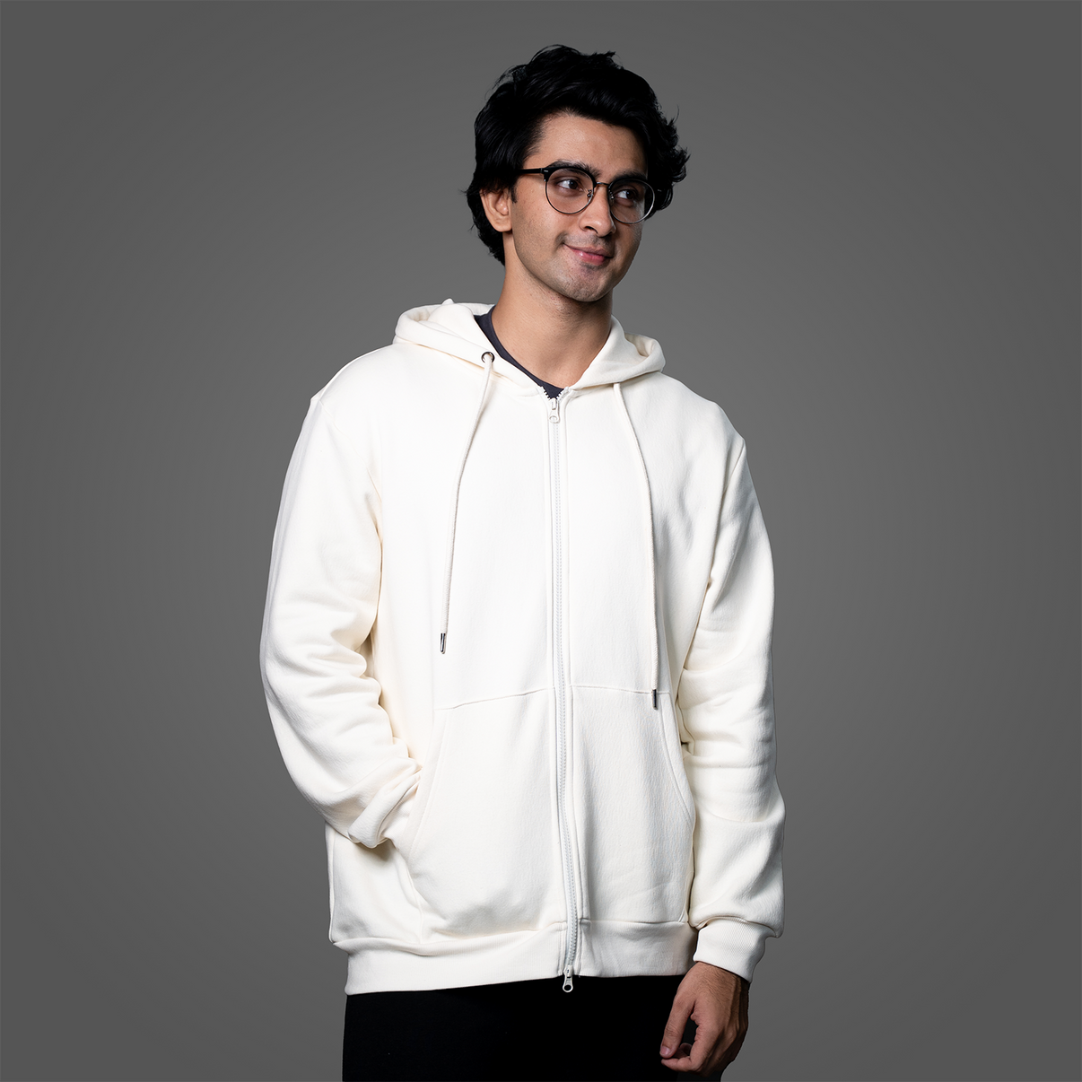 Zip Hoodie | Cream – GoodyBro