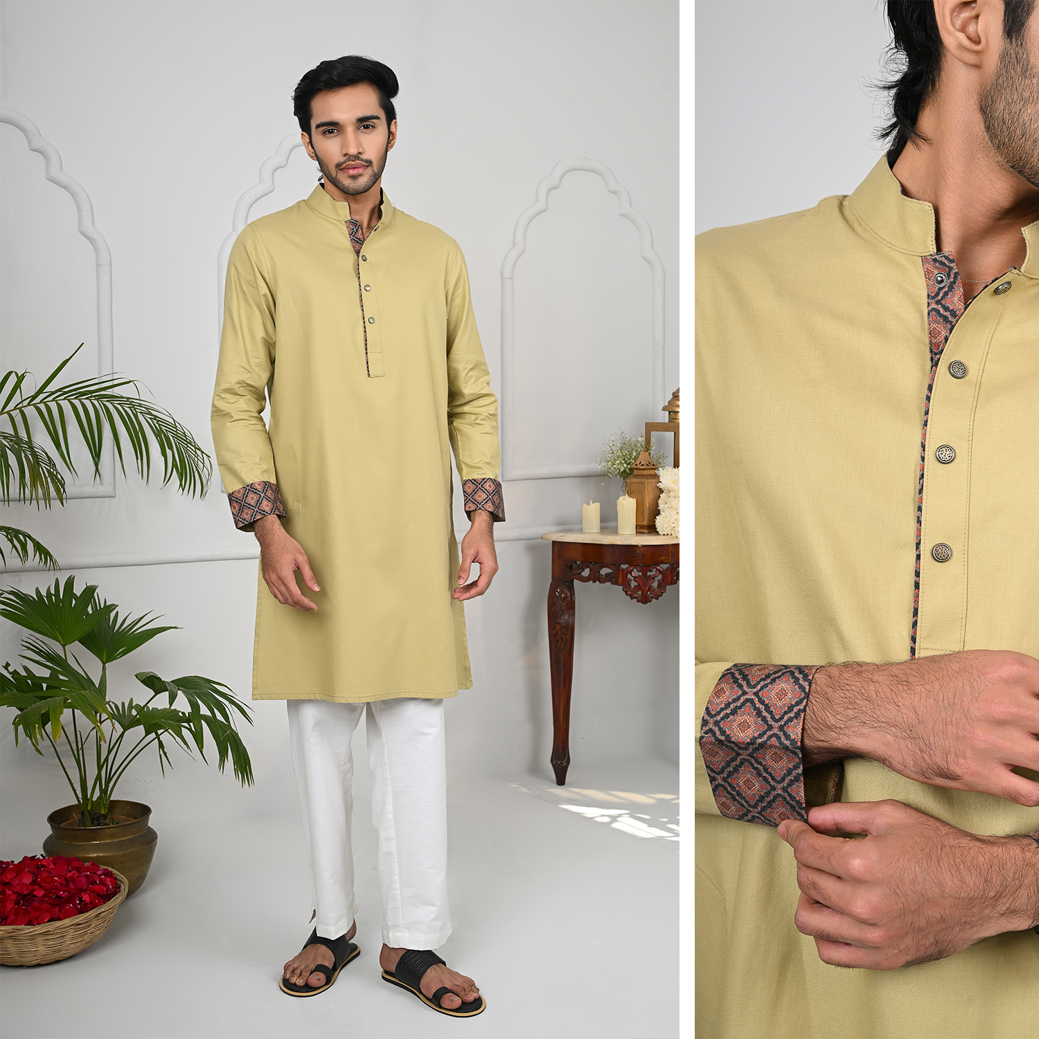 Sukoon Panjabi | Light Olive – GoodyBro